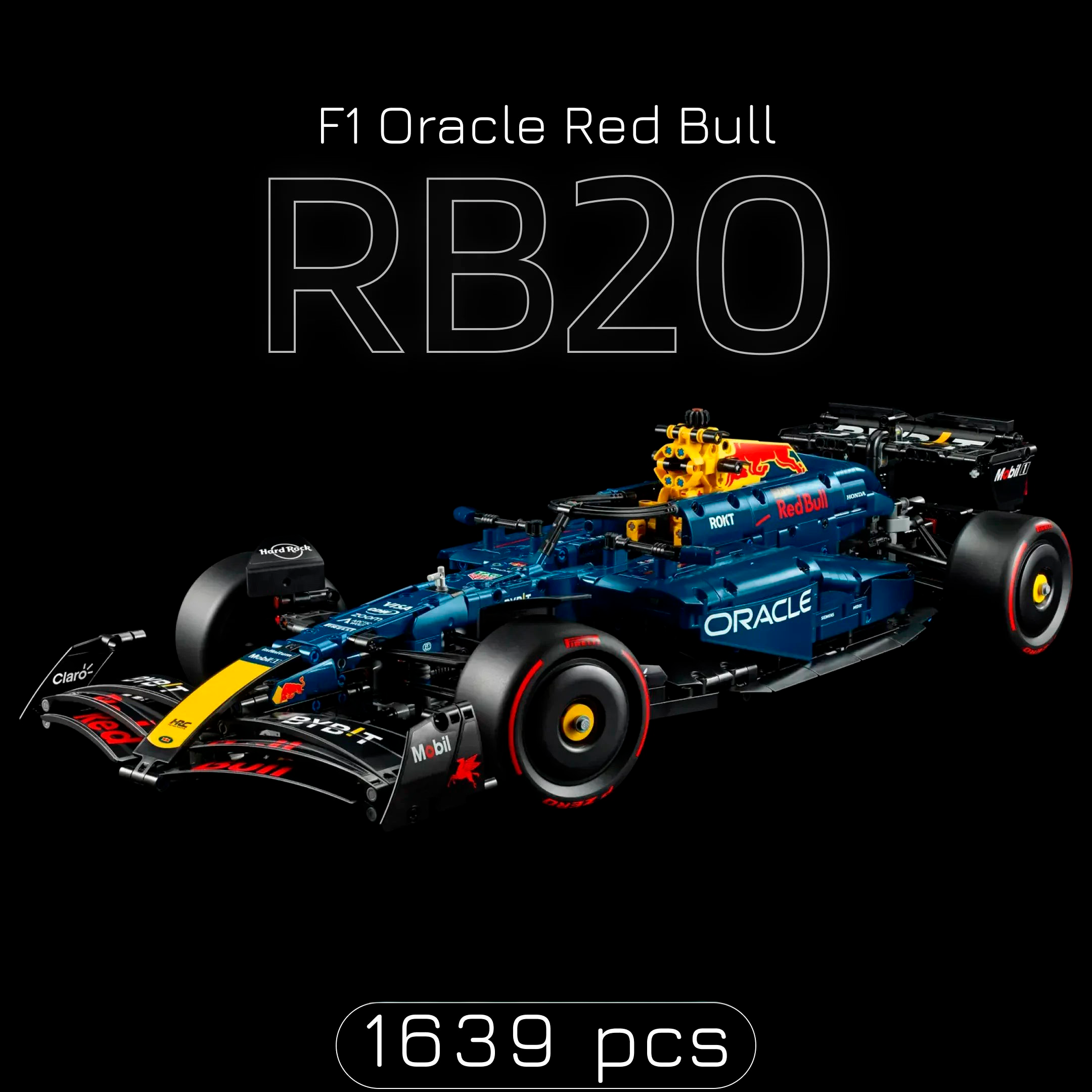 Formula 1 – Red Bull RB20 (1,639 pieces) – Nuvellor